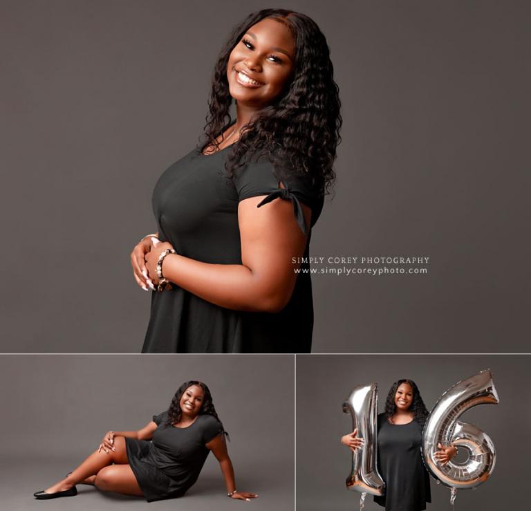 Douglasville Teen Photographer | Sweet Sixteen Studio Portrait Session
