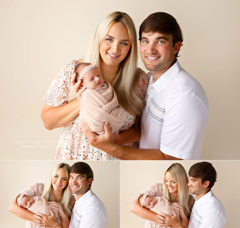 Atlanta Newborn Photographer | Baby Girl Studio Session at 12 Days New