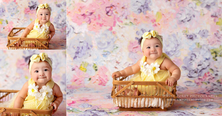 Bremen Baby Photographer | Daisy Six Month Milestone Session