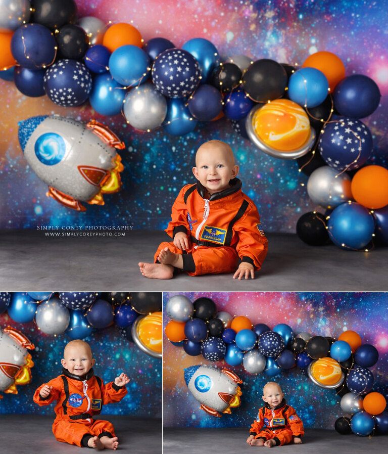 Douglasville Baby Photographer | Outer Space One Year Milestone Session