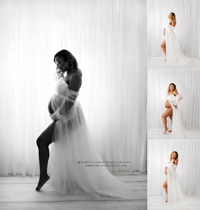 Atlanta Maternity Photographer | Studio Maternity Session with Family